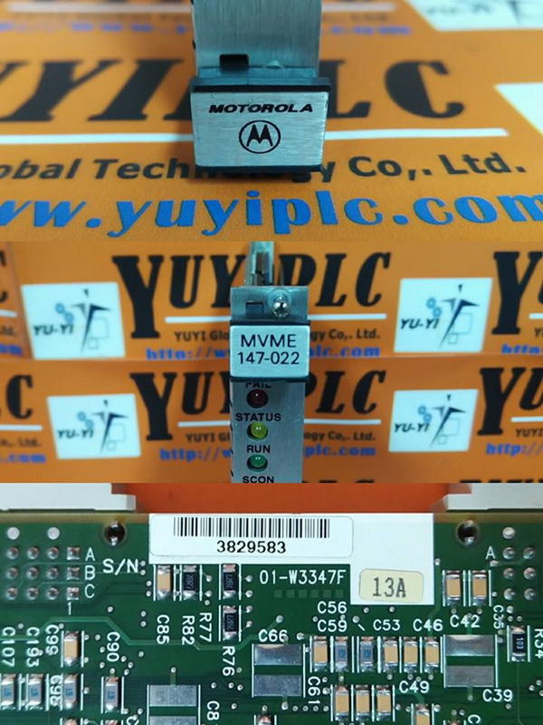 MOTOROLA MVME 147-022 VME BOARD - PLC DCS SERVO Control MOTOR POWER SUPPLY IPC ROBOT